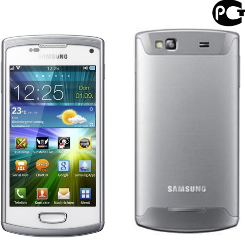 Смартфон Samsung S8600 Wave 3 white silver купить в ОГО! | 58335 | цена ...