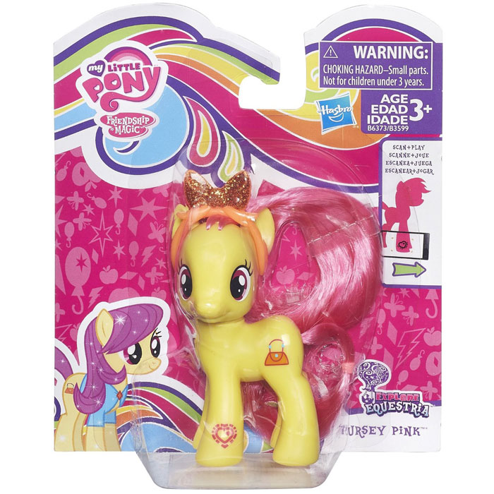 Hasbro My Little Pony Equestria Basic Figures B3599 Pursey Pink купить ...