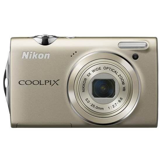 Компактная фотокамера Nikon Coolpix S5100 Silver (12.2Mpx, 5x opt zoom ...