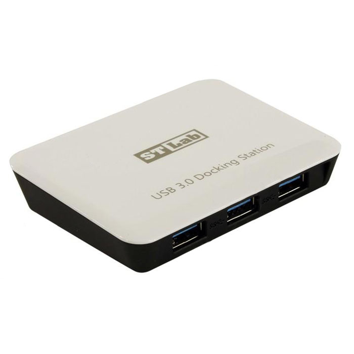 3-port USB3.0 Hub ST-LAB U-810 + 1 Ethernet port (USB 3.0 to Lan ...