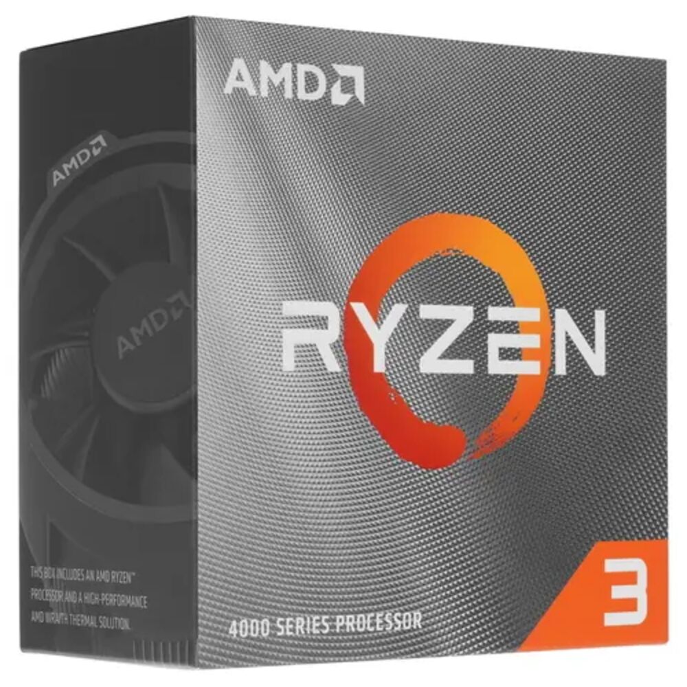 Процессор AMD Ryzen 3 4100, 3.8ГГц, (Turbo 4.0ГГц), 4-ядерный, L3 4МБ ...