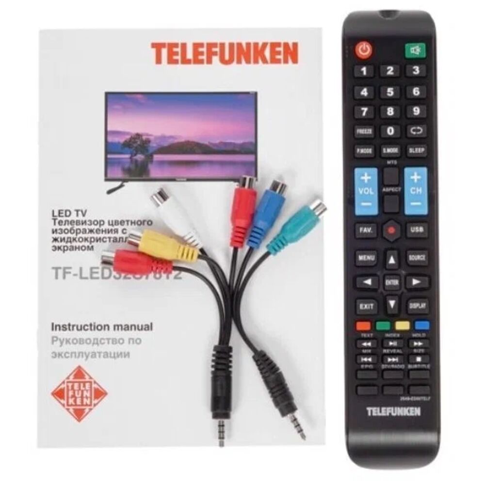 Телевизор 32" Telefunken TF-LED32S78T2 (HD 1366x768) черный купить в ...